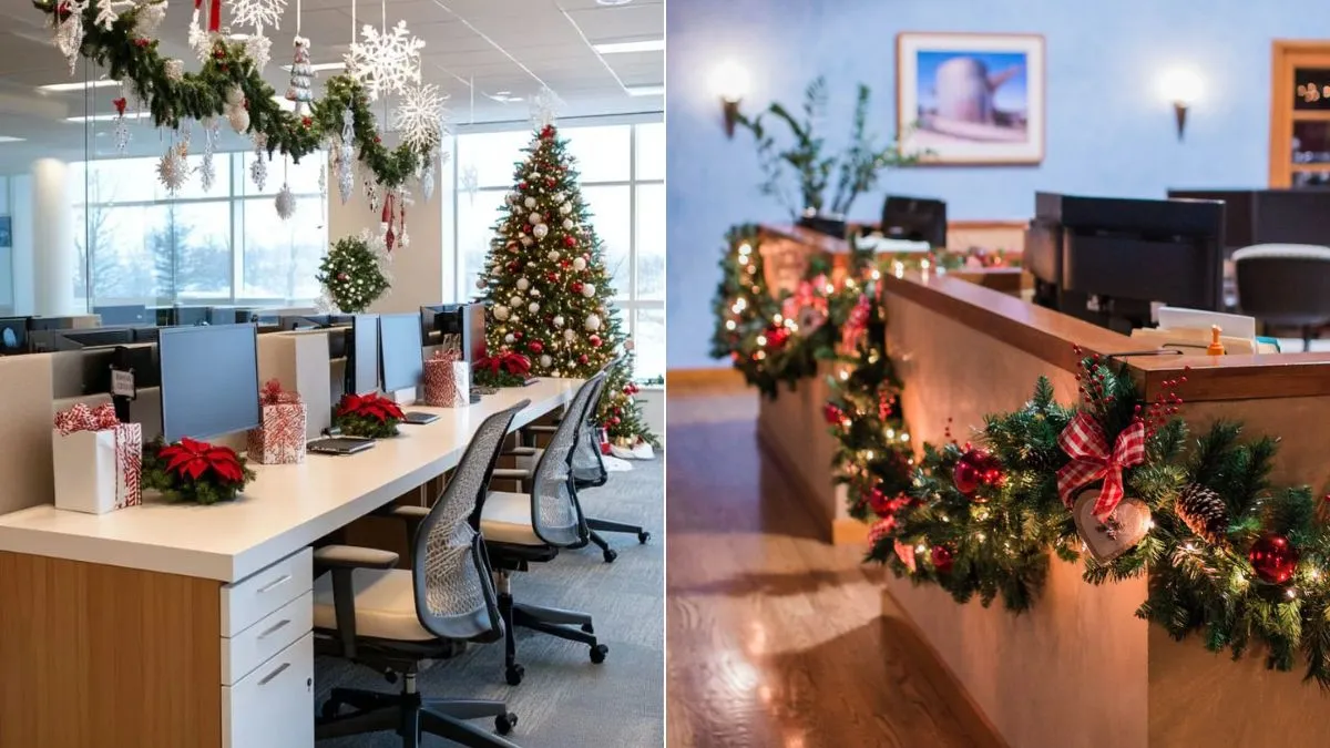 Easy Christmas Decor Ideas for Office: Keep The Festive Yet ...